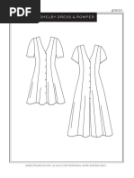 Colette Patterns 0001 Bloomers | PDF | Seam (Sewing) | Textile Arts