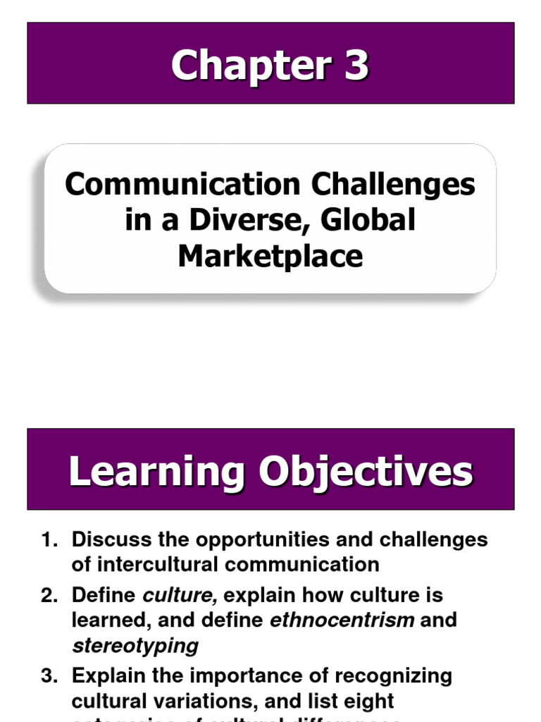 Intercultural Communication Challenges | PDF | Communication ...