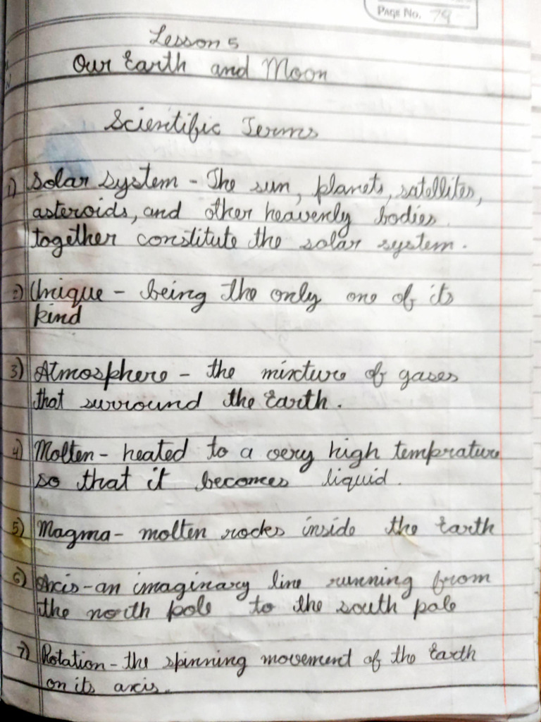 Lesson 5 Our Earth and Moon | PDF | Astronomy | Planets Of The Solar System