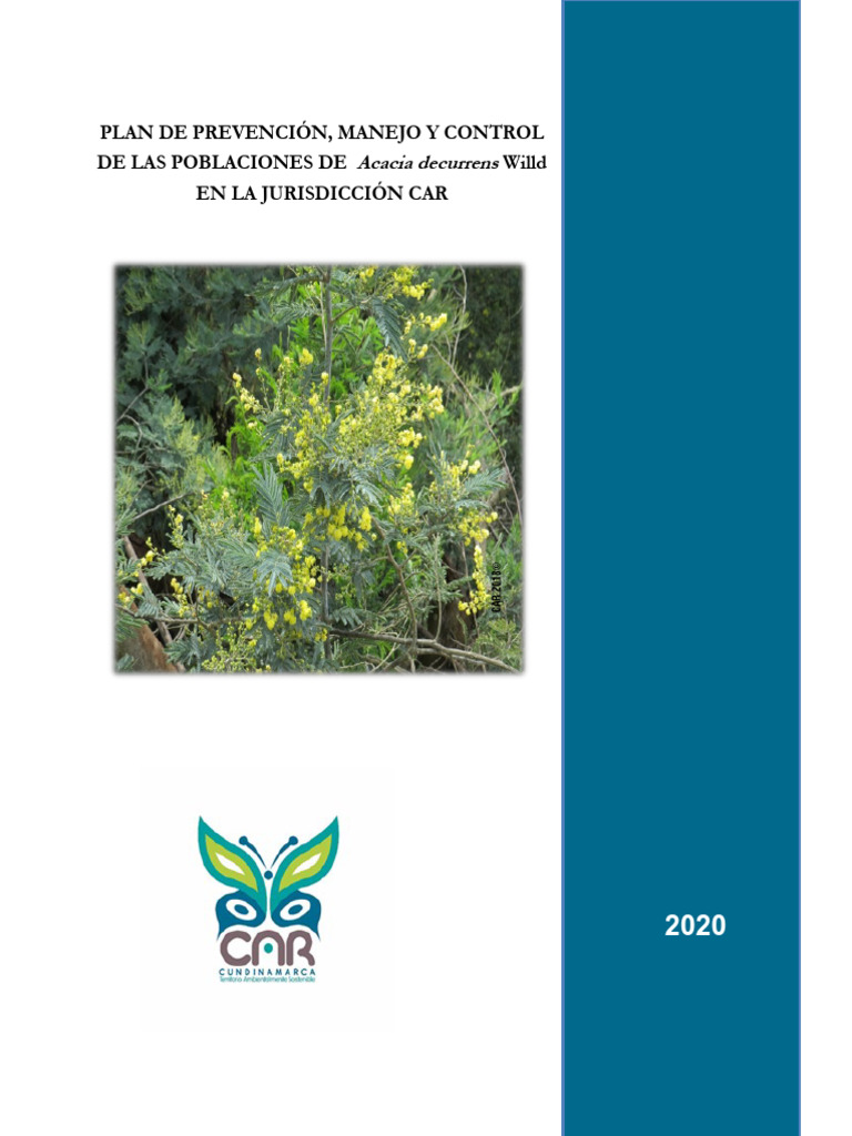 Plan Acacia Car | PDF | Especies invasivas | Bogotá