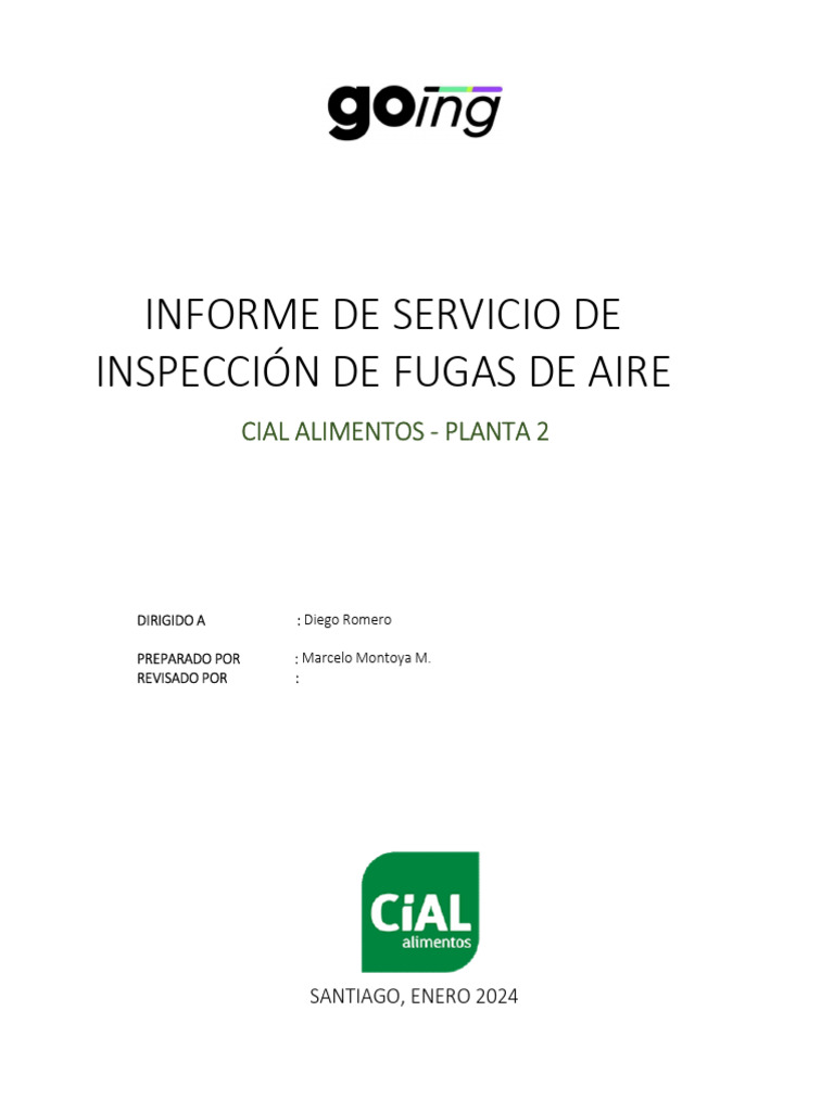 Go - Cial Pta 2 - Insp - Fugas Aire - Enero 2024 | Descargar gratis PDF ...