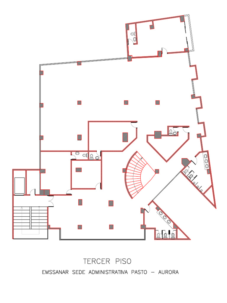 3 Plano Aurora Pasto-Tercer Piso-Muros | PDF