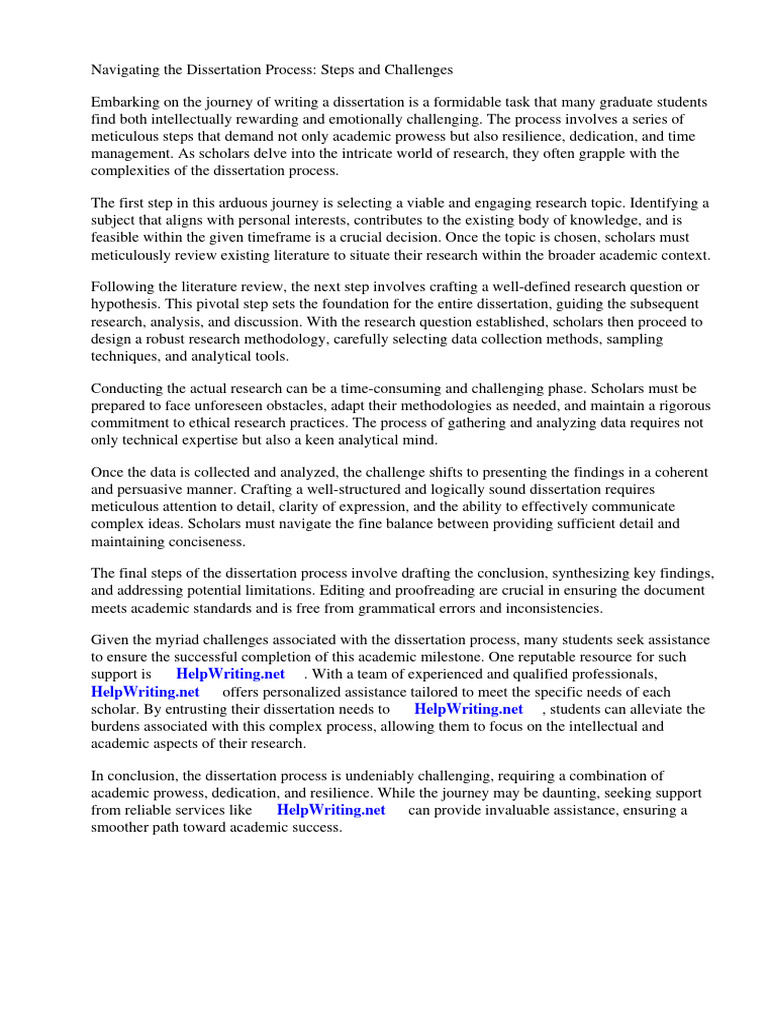 Dissertation Process Steps Download Free Pdf Thesis Methodology