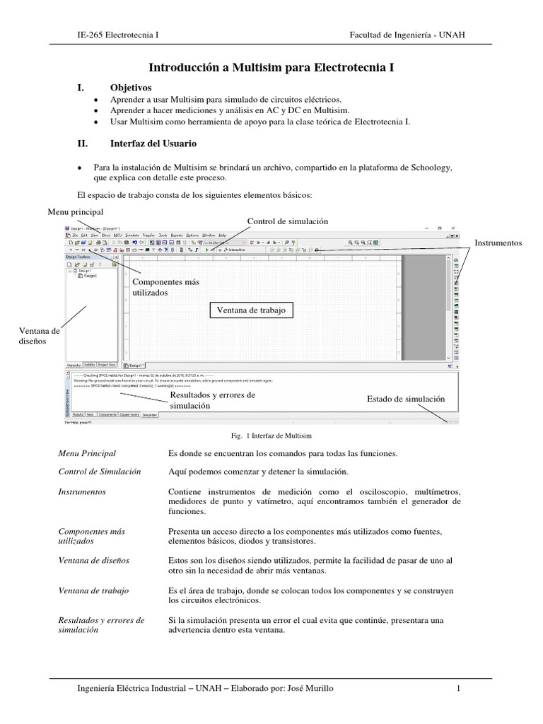 Introducción A Multisim | PDF