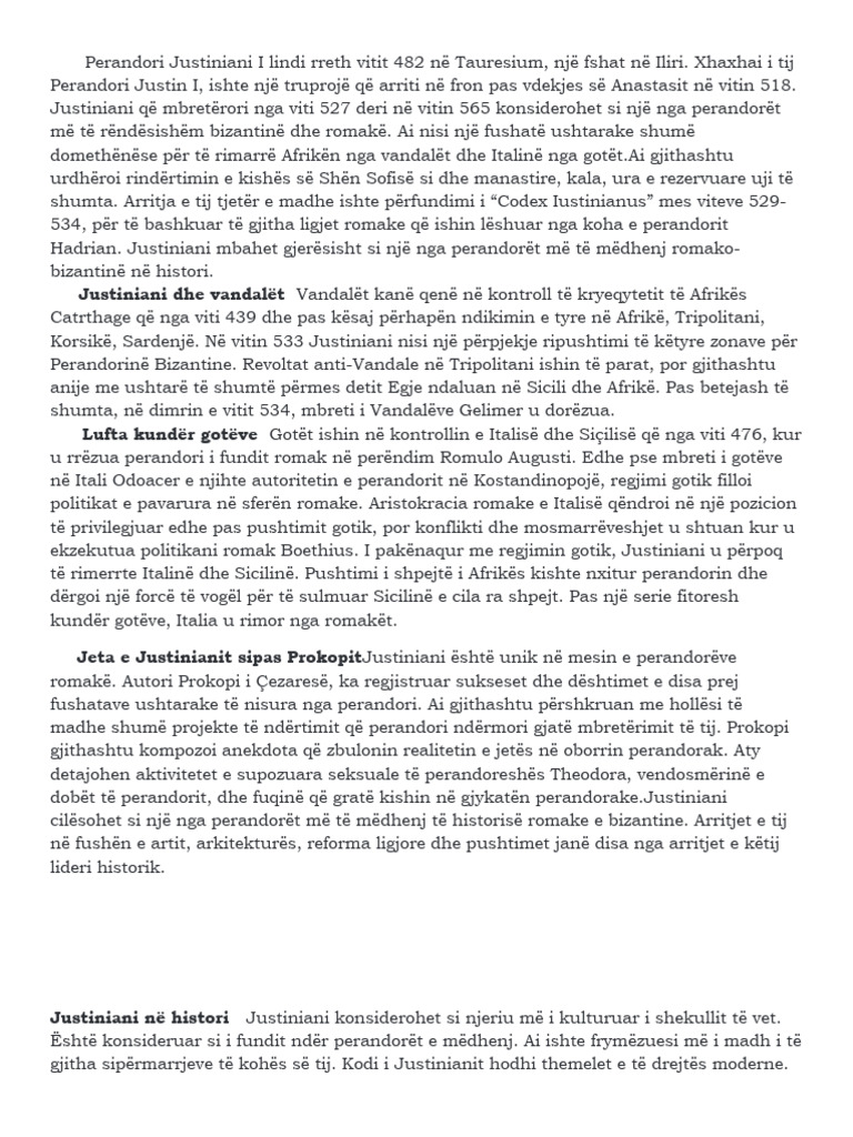 Justiniani I | PDF