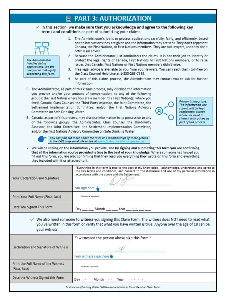 Individual Claim Form Authorization English | PDF | Justice | Crime ...