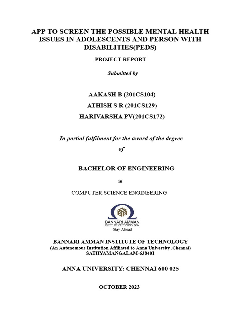 Final Project Report | PDF Final Project Report | PDF