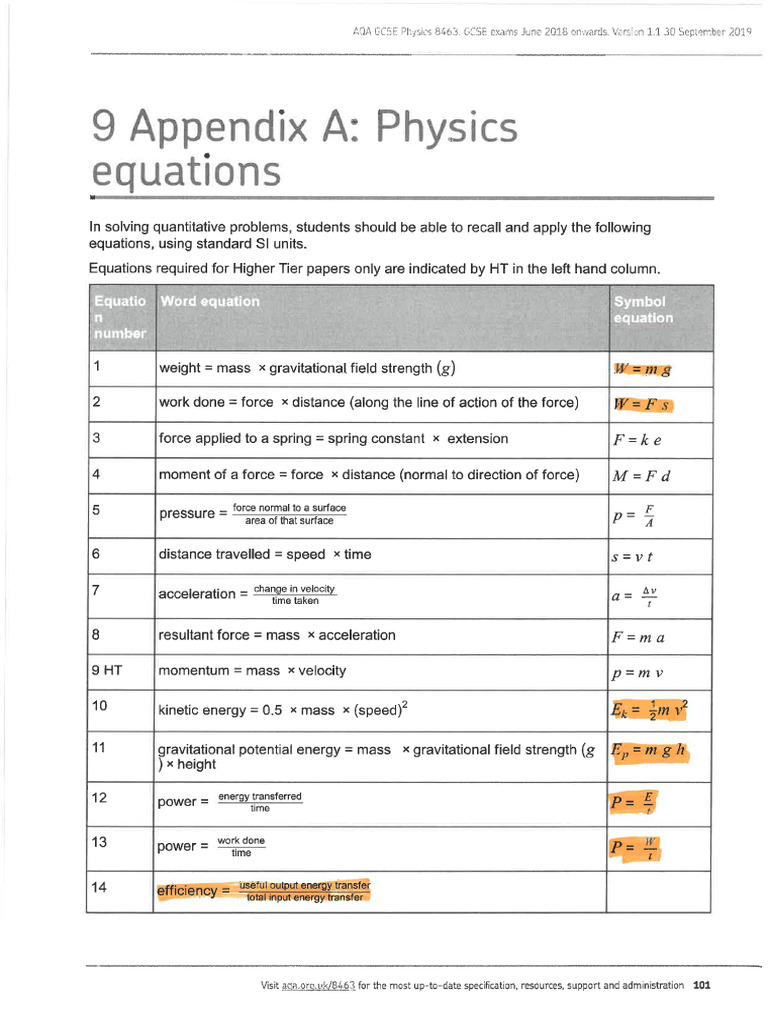 Y10 Equations | PDF