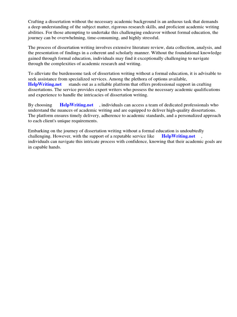 Dissertation Help for Non-Academics | PDF | Human Communication | Writing