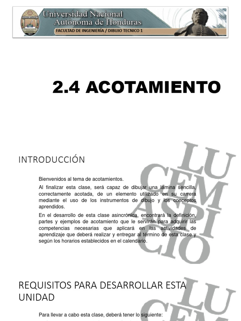 Unidad 2-Tema 4 Acotamiento | PDF | Dibujo | Dibujo técnico