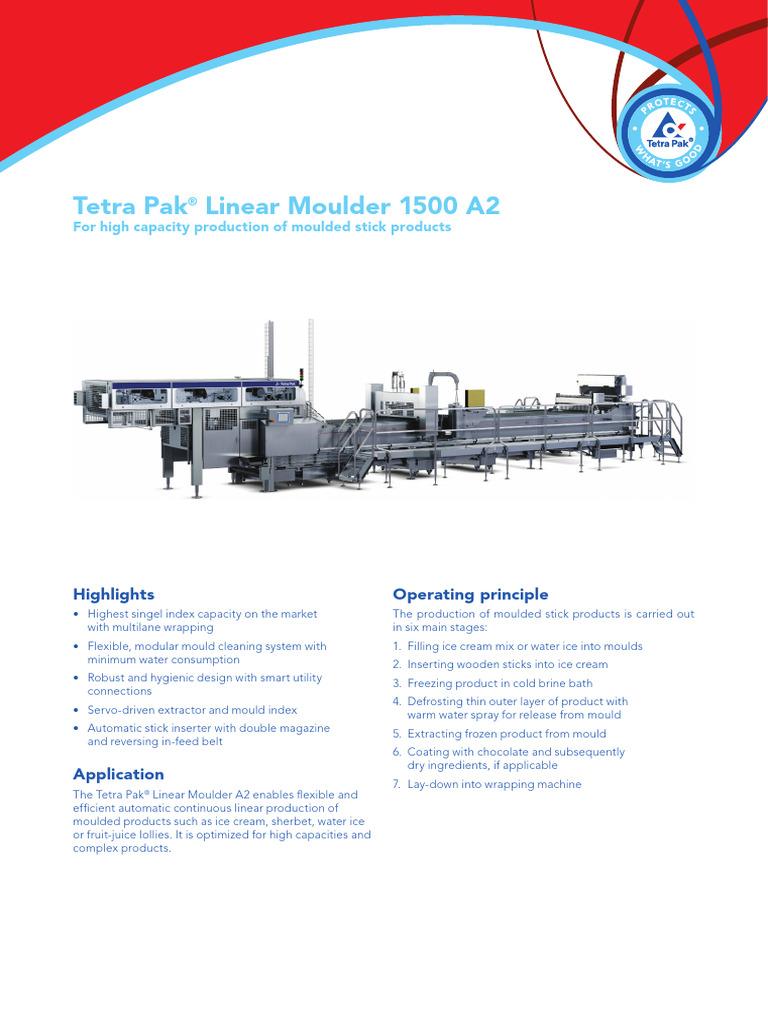 Tetra Pak Linear Moulding 1500A2 80588 PD Hi | PDF | Pump | Water