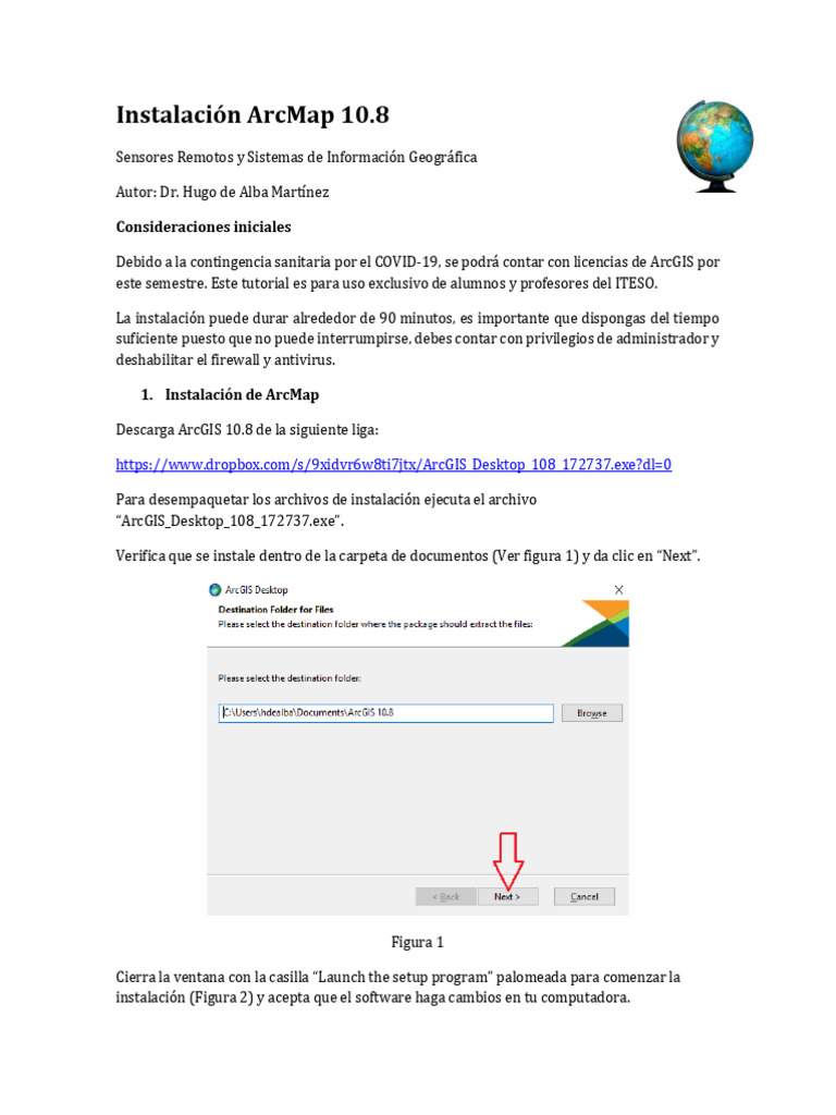 Tutorial Instalacion ArcMap LH | Descargar gratis PDF | Ingeniería Informática | Software del ...