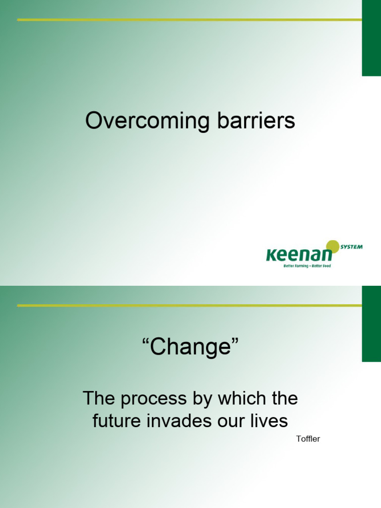 Overcoming Barriers To Successful Implementation | PDF | Performance ...