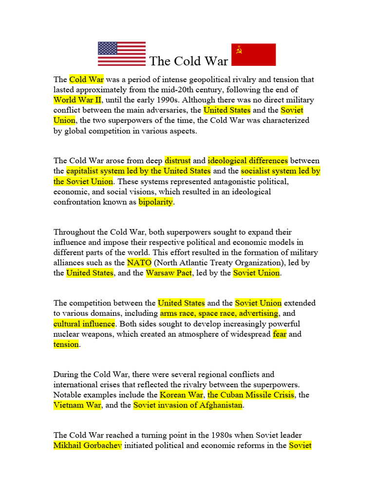 The Cold War | Download Free PDF | Cold War | Soviet Union