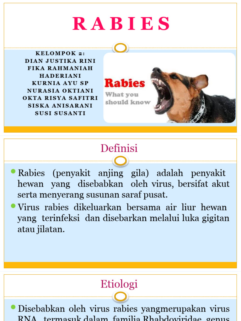 Rabies | PDF | Pengembangan Diri | Kesehatan Holistik