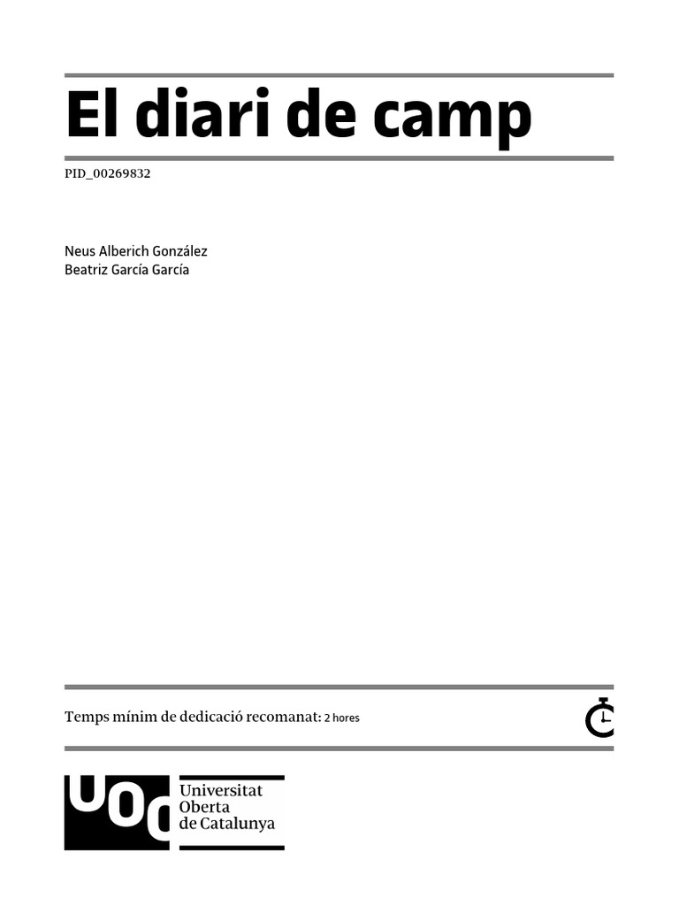Diari de Camp | PDF
