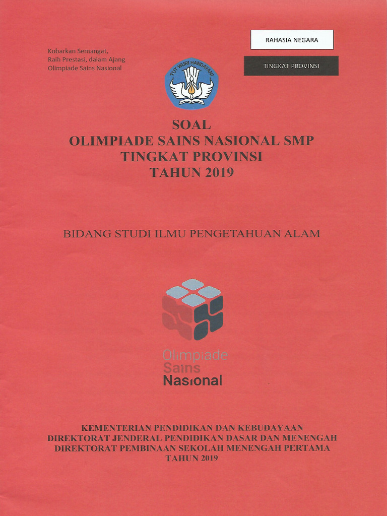 Soal Osp SMP 2019 | PDF