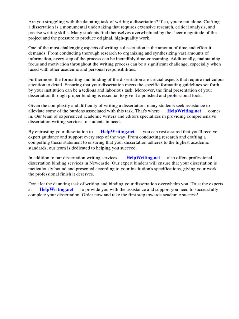 Dissertation Binding Newcastle | PDF | Thesis | Bookbinding