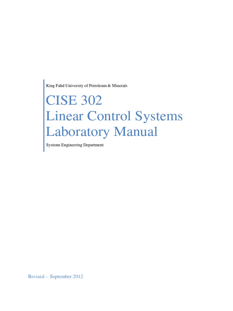 CONTROL LAB Hu | PDF | Matrix (Mathematics) | Matlab