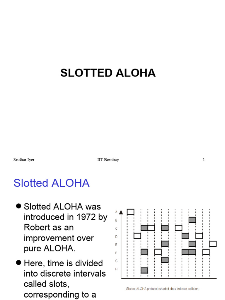 Aloha and Media Access Techniques | PDF | Cellular Network | Channel ...