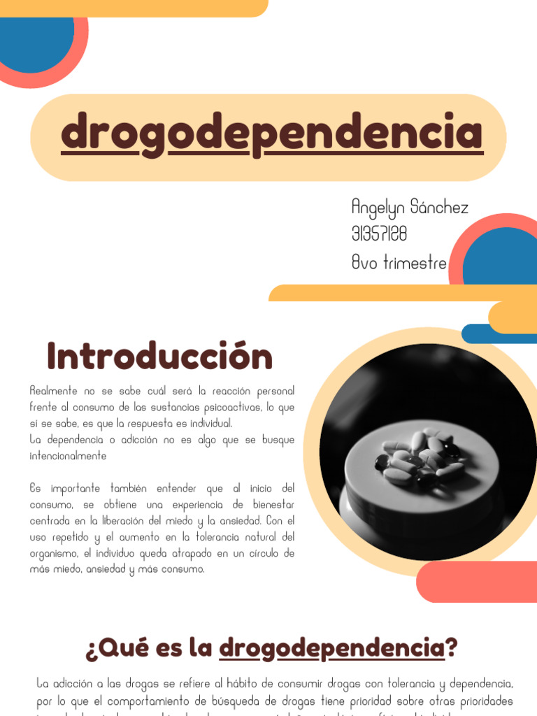 Drogodependencia: Definición y Consecuencias | PDF | La dependencia de ...