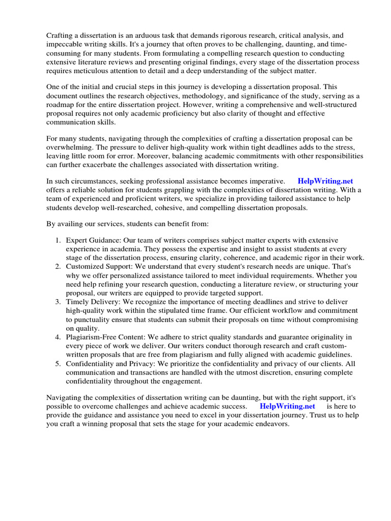 Dissertation Proposal Writer | PDF | Thesis | Simulation