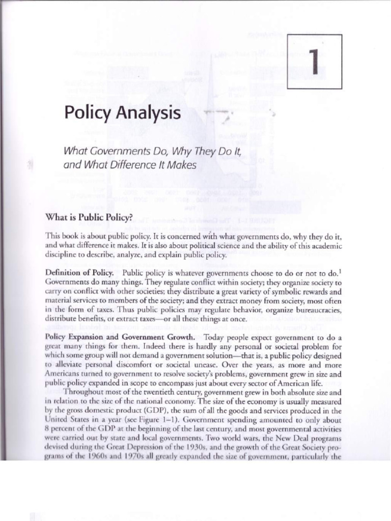 DYE - Understanding Public Policies | PDF
