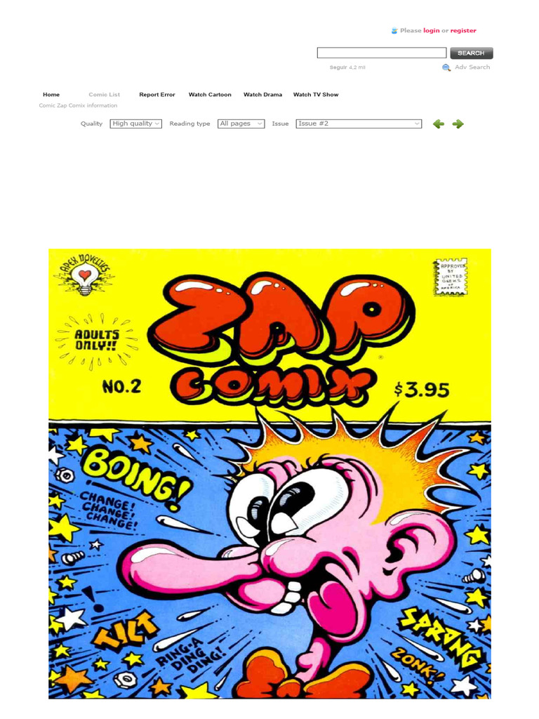 Zap Comix Issue #2 | PDF