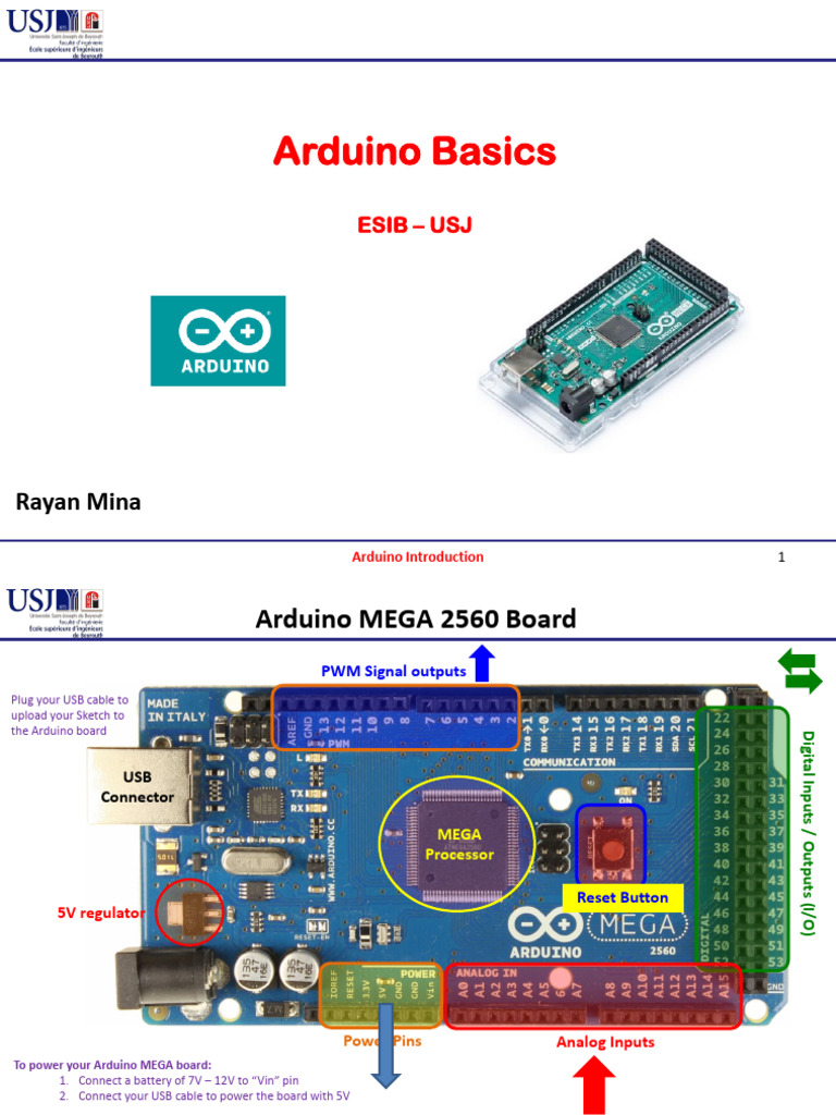 Arduino Introduction 2022 | PDF | Arduino | Usb