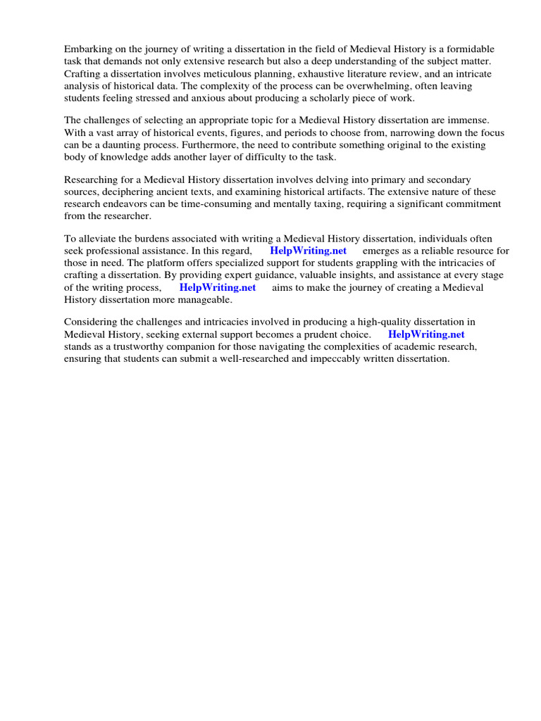 Medieval History Dissertation Topics | PDF | Middle Ages | Renaissance