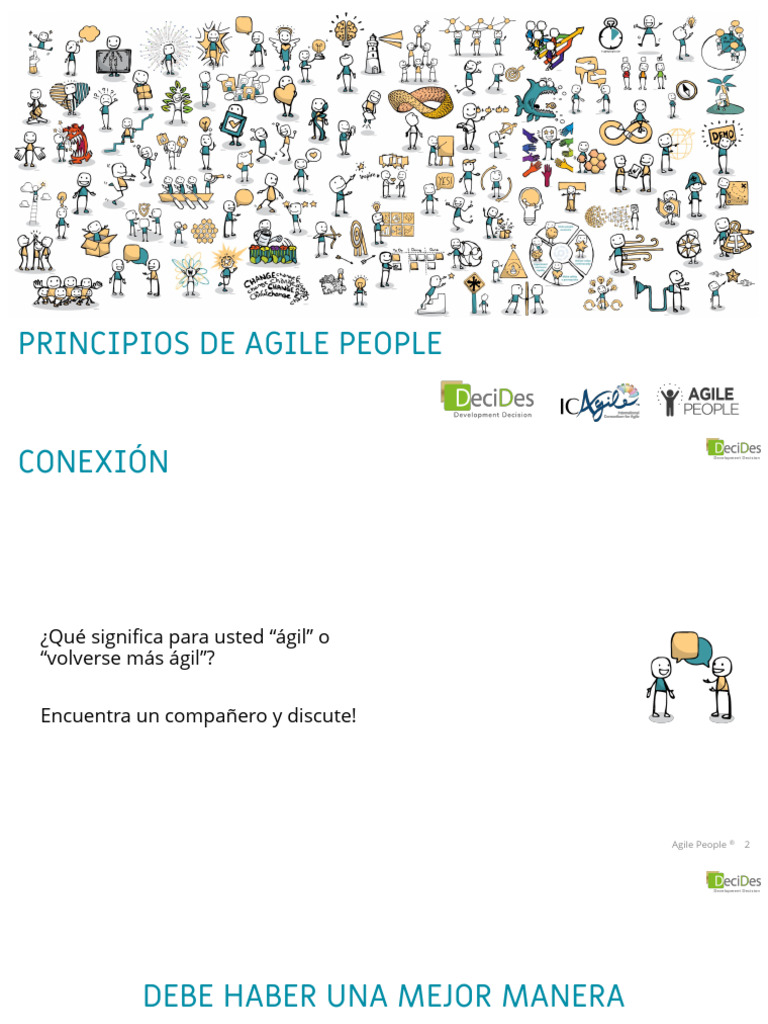 Agile People Principles Q3 2020 ESP | PDF | Aprendizaje | Liderazgo