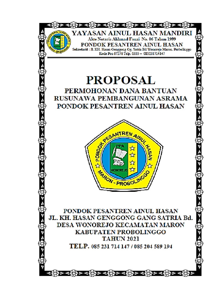 Proposal Rusunawa Ppa TTD Lengkap | PDF