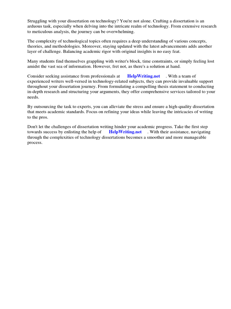 Dissertation Sur Les Technologies | PDF | Thesis | Internet