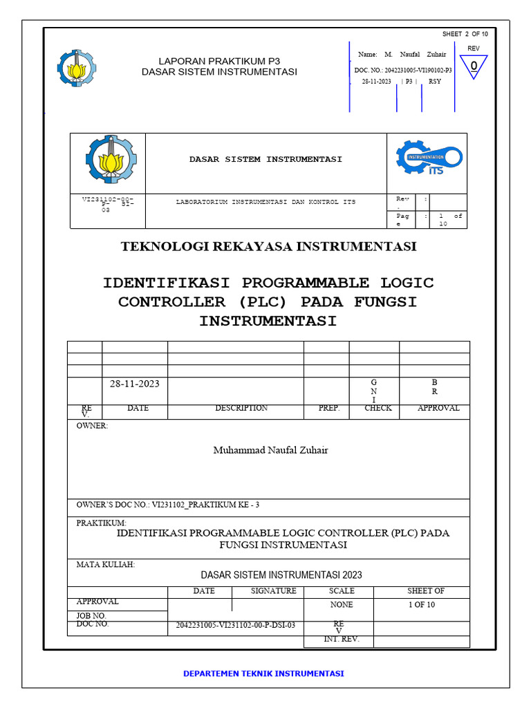 Template Laporan Praktikum 3 DSI | PDF