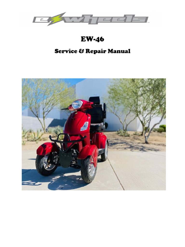 EW-46 Mobility Scooter Repair Manual | PDF | Battery Charger ...