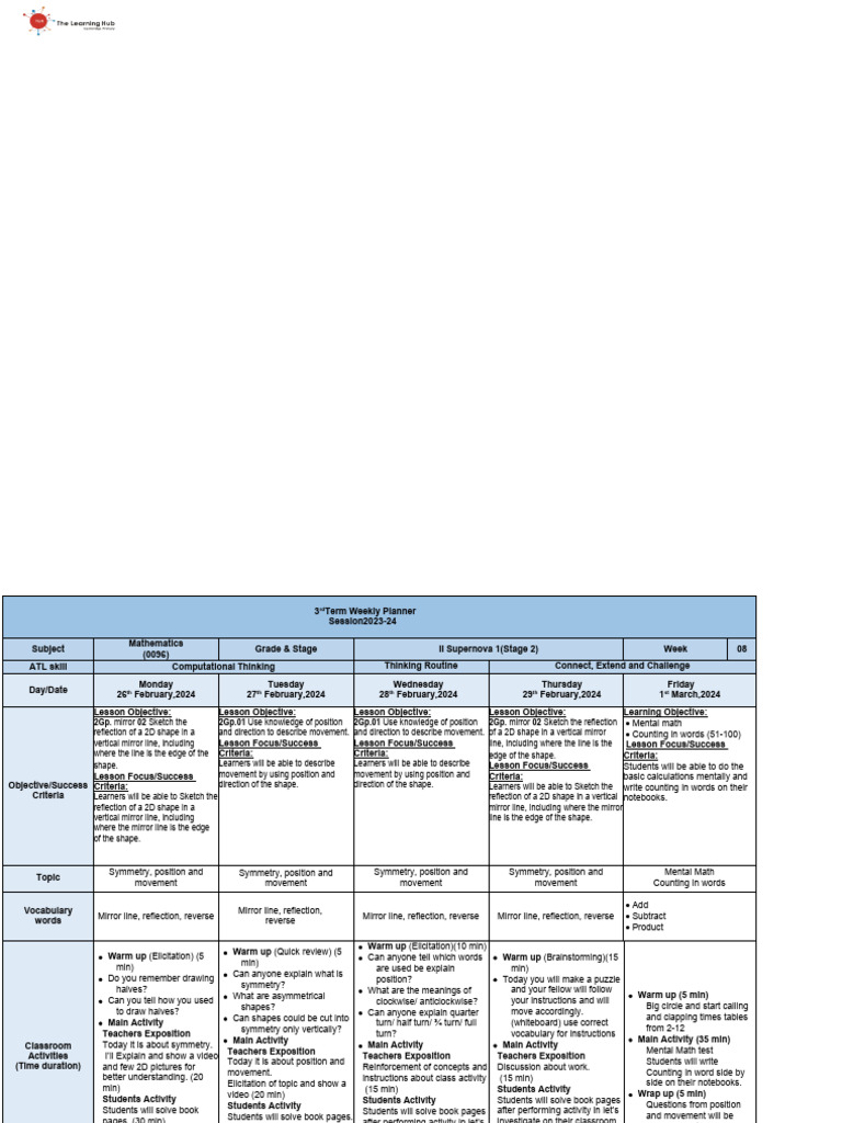 Grade 2 Week 8 Amara | PDF | Shape | Learning