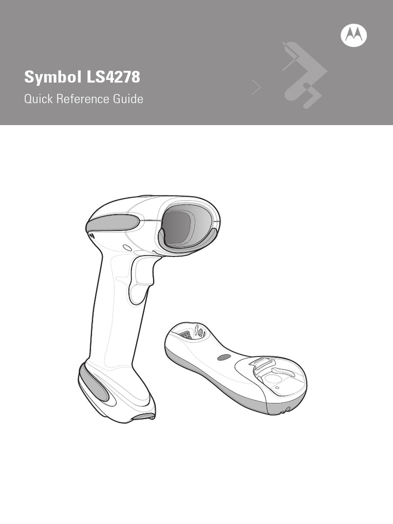 Sym LS4278 QSG | PDF | Barcode | Image Scanner