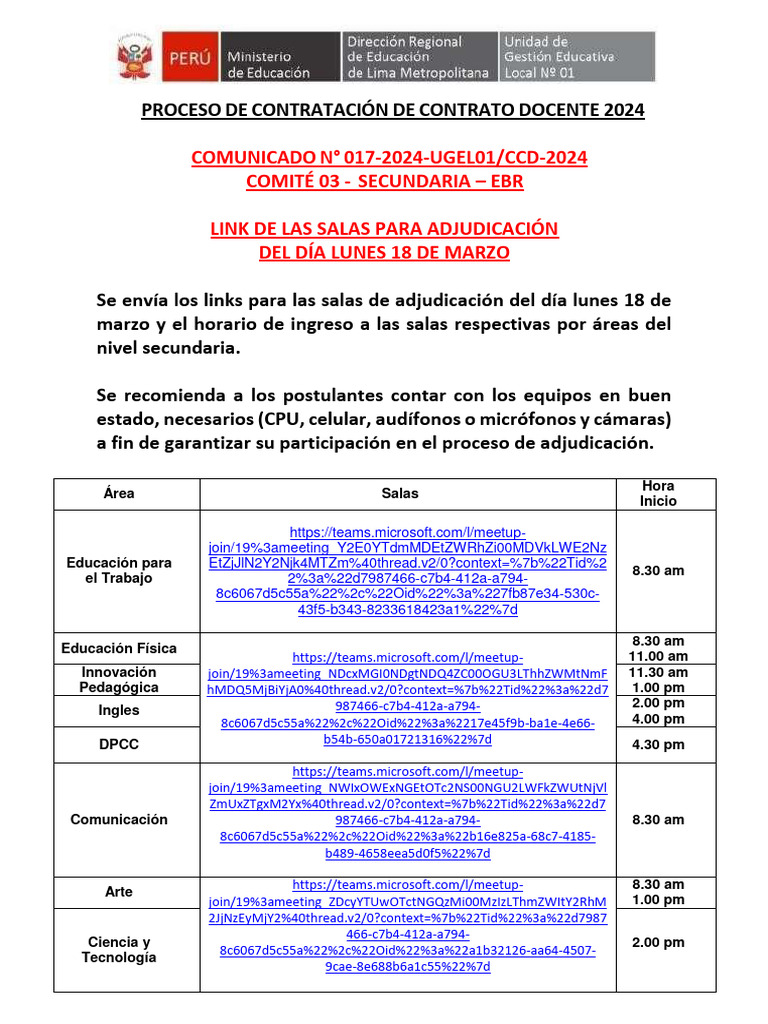 Ver Comunicado N 017 2024 CCD 14 03 2024 | Descargar gratis PDF | Science