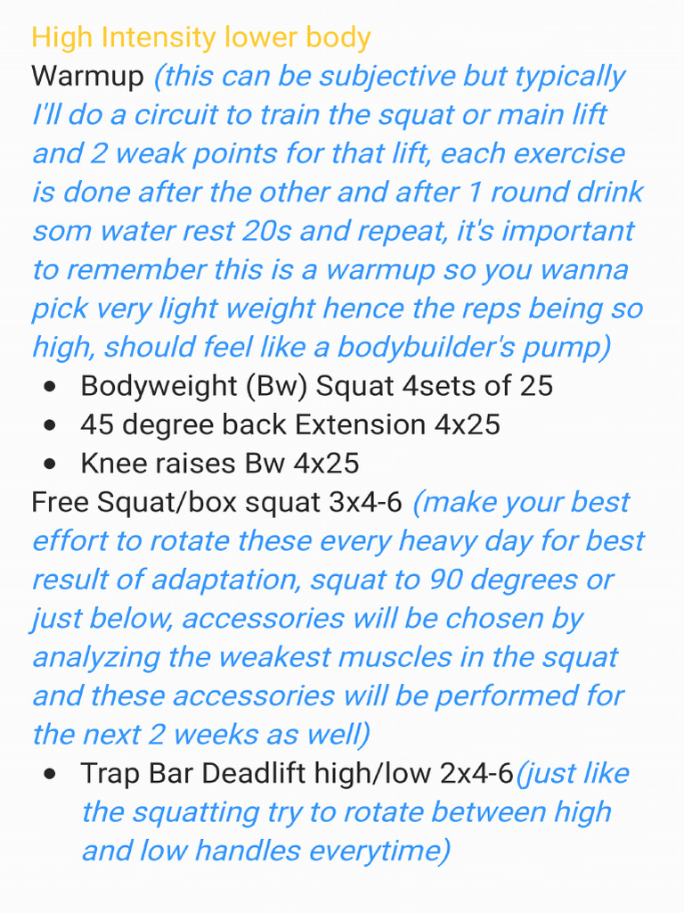 Leg Workout | PDF