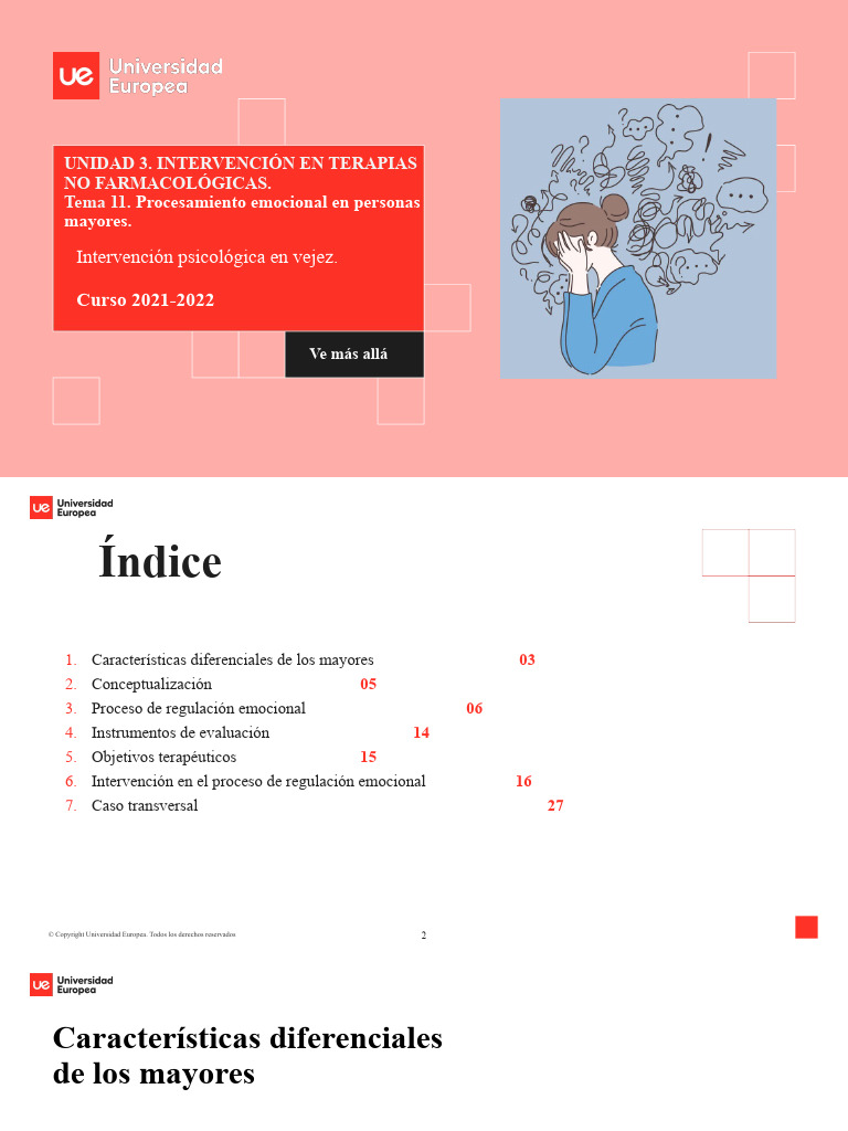 Tema 11 Procesamiento Emocional En Personas Mayores Pdf Las