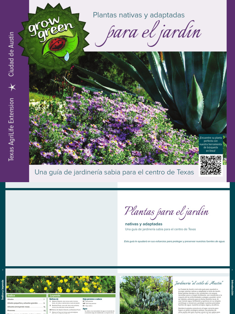 Plant Guide Spanish | PDF | Roble | Agua