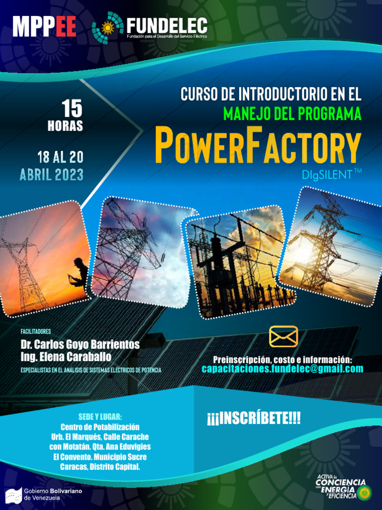 Curso Introductorio en Powerfactory 2023 | PDF | Ingenieria Eléctrica | Venezuela