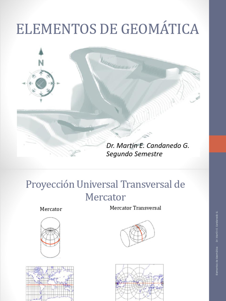 Clase No. 4 (Proyecciones UTM) | PDF | Geografía | Geodesia