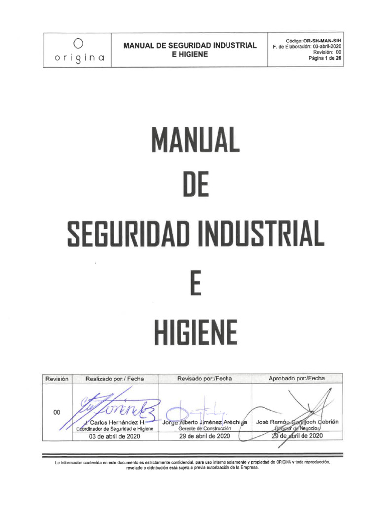 Manual de Seguridad | PDF