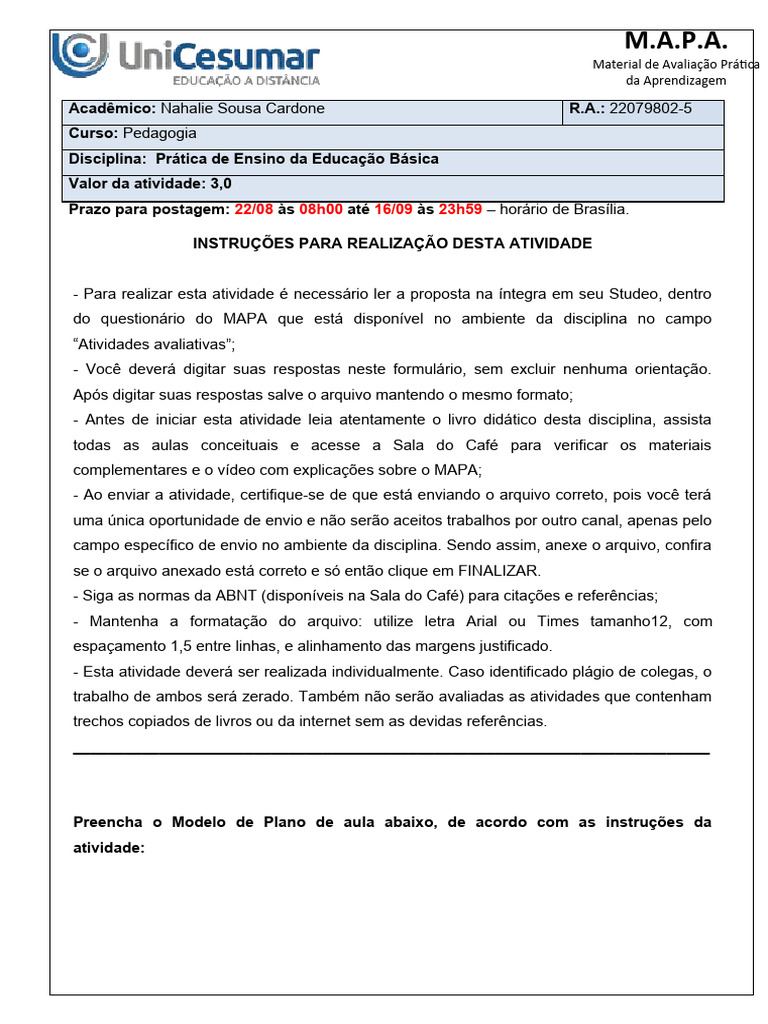 Mapa Politicas Educacionais Unicesumar Download Grátis Pdf Lição