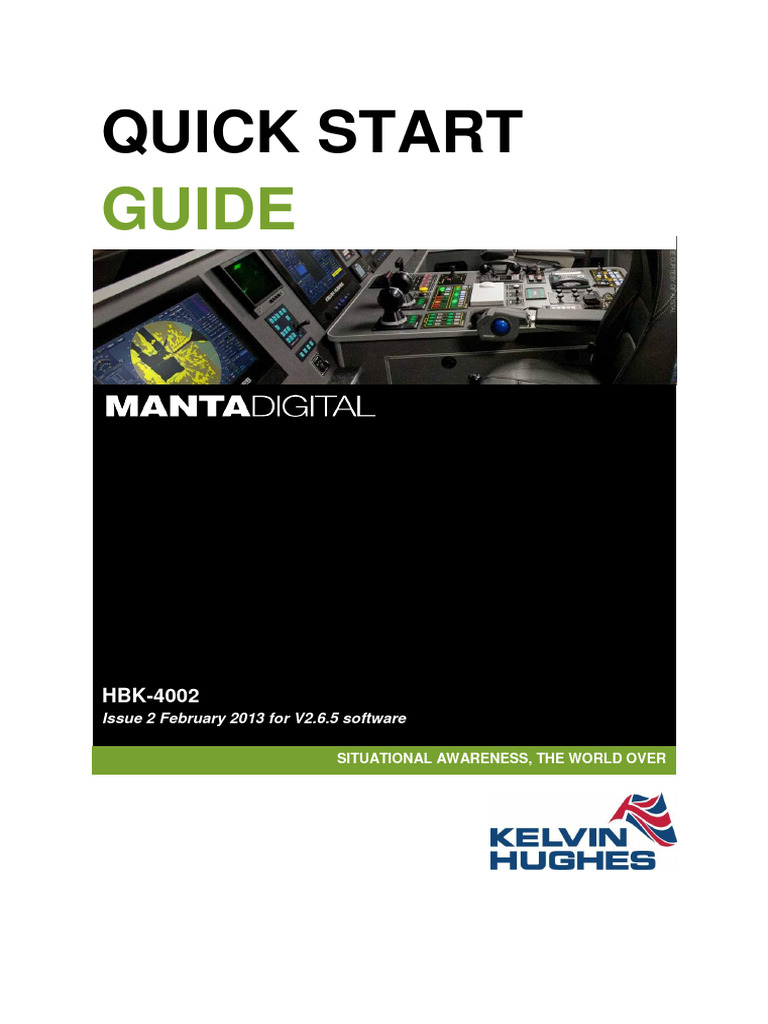 HBK-4002 MantaDigital quick start guide | PDF