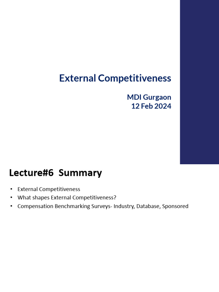 7 - Compensation Benchmarking Survey-12Feb24 | PDF | Salary | Statistics