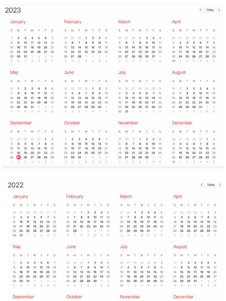 22-23 Calendar | PDF