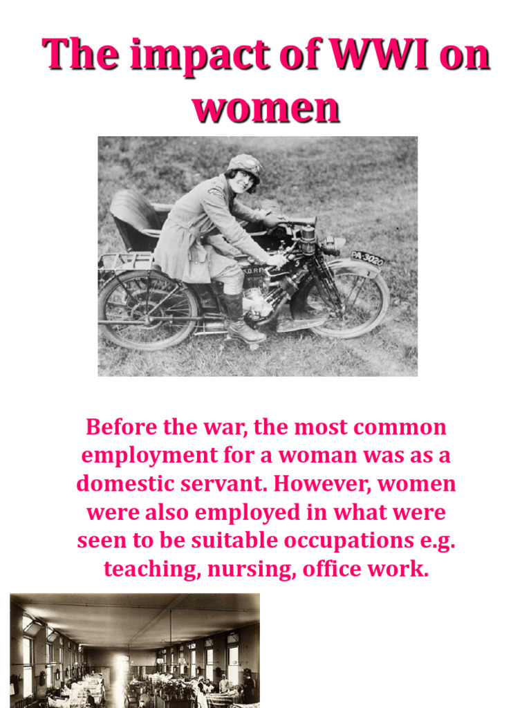 WWI's Transformative Impact on Women | PDF | Suffragette