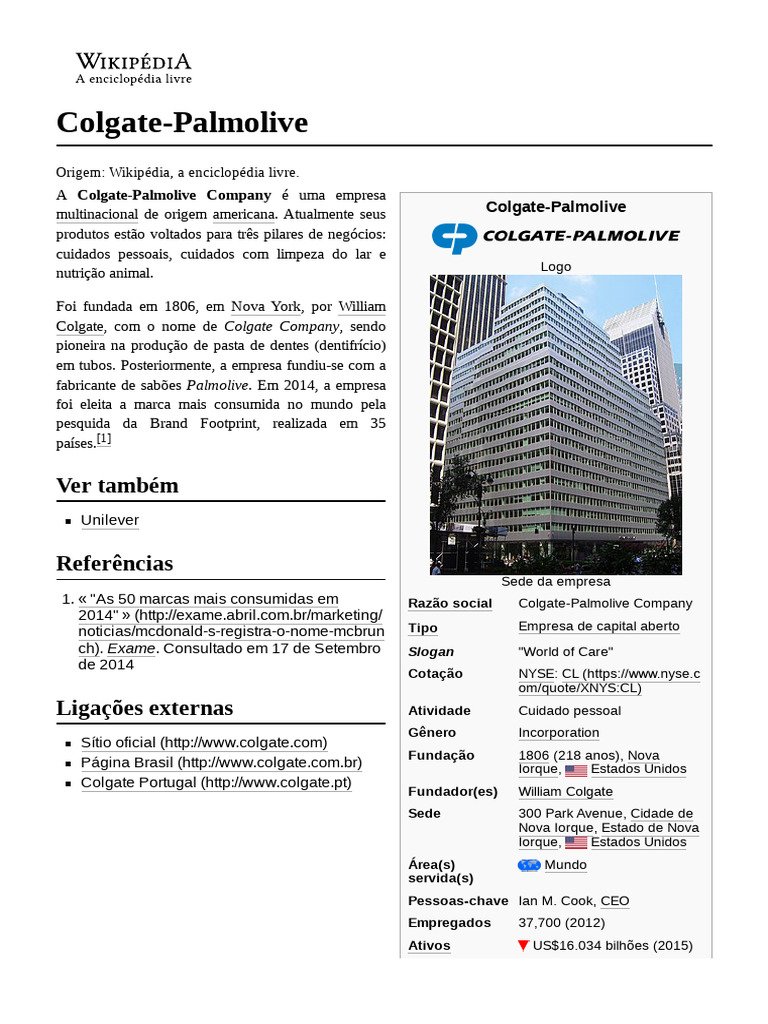 Colgate-Palmolive | PDF